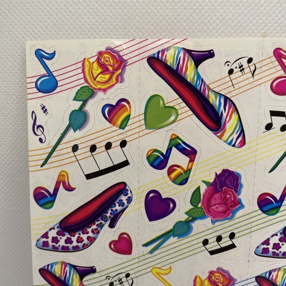Lisa Frank | Office | Lisa Frank S25 Roses Hearts Music Notes Shoes ...